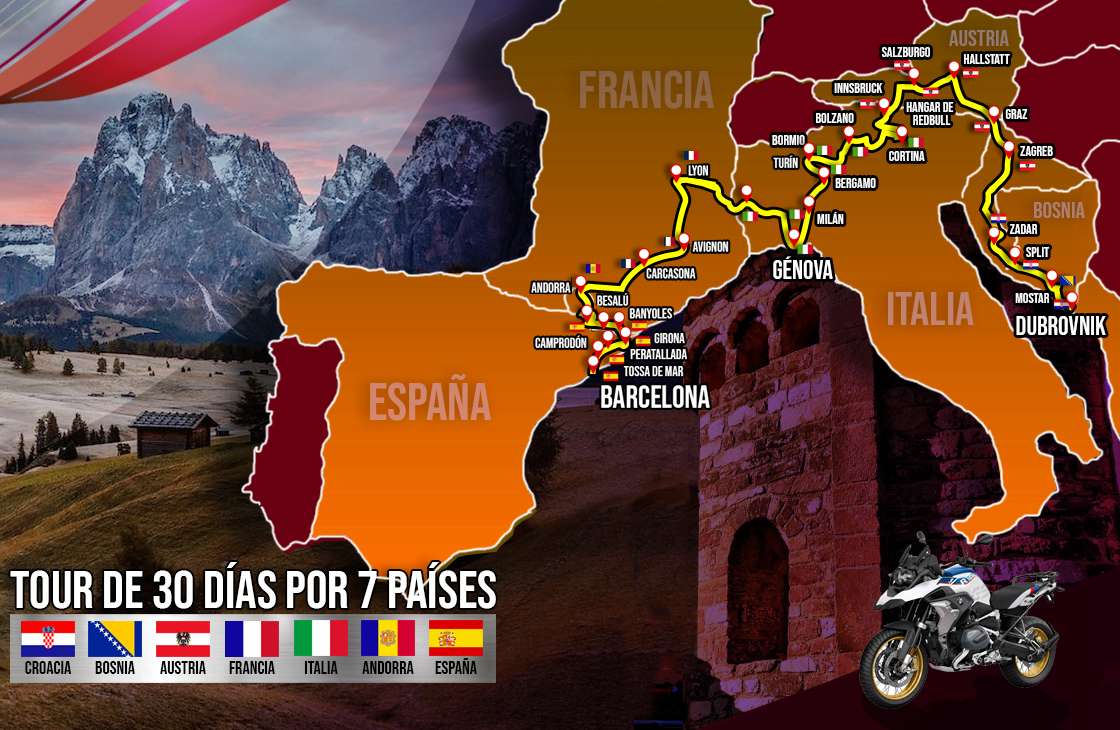 Rutas en Moto Organizadas por España, Marruecos y Europa